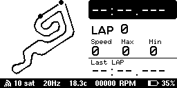 FoxLAP - GPS LapTimer - Data logger for Go kart and Racing